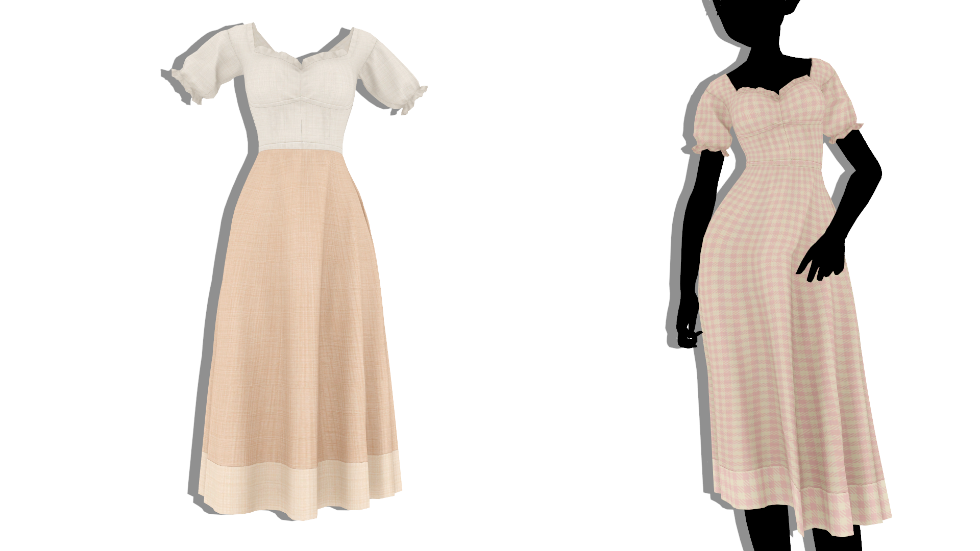 MMD - Sims 4 Cottage Core Dress by fake-n-true on DeviantArt