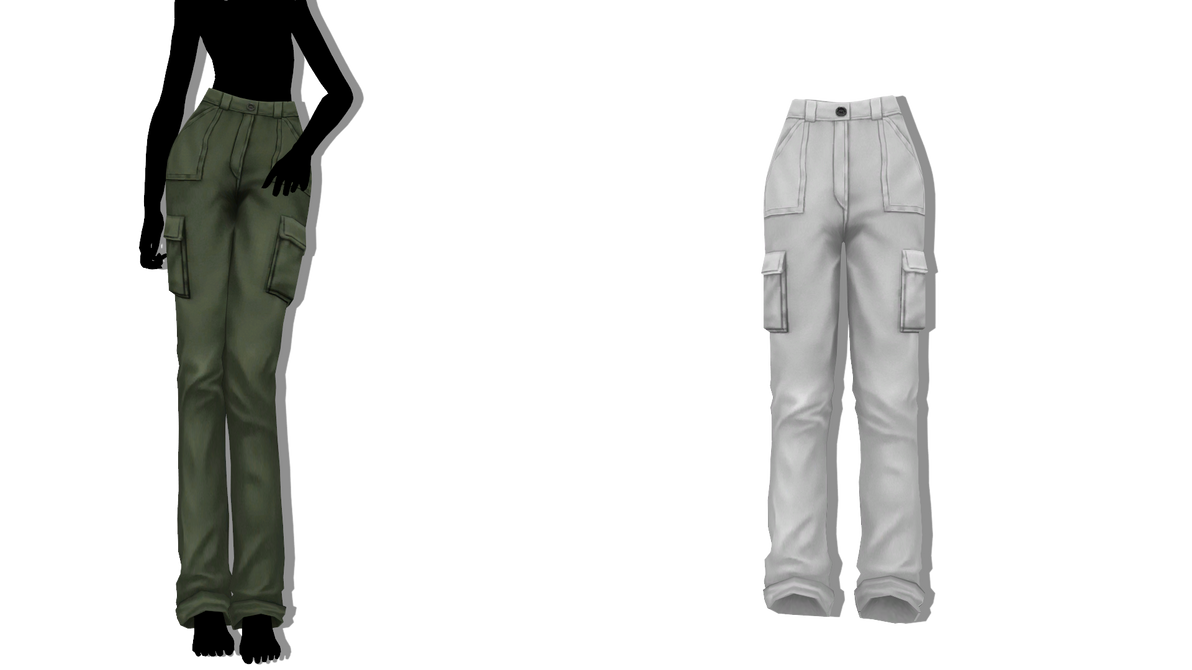 MMD - Sims 4 AxA - Ciara Pants Baggy by fake-n-true on DeviantArt