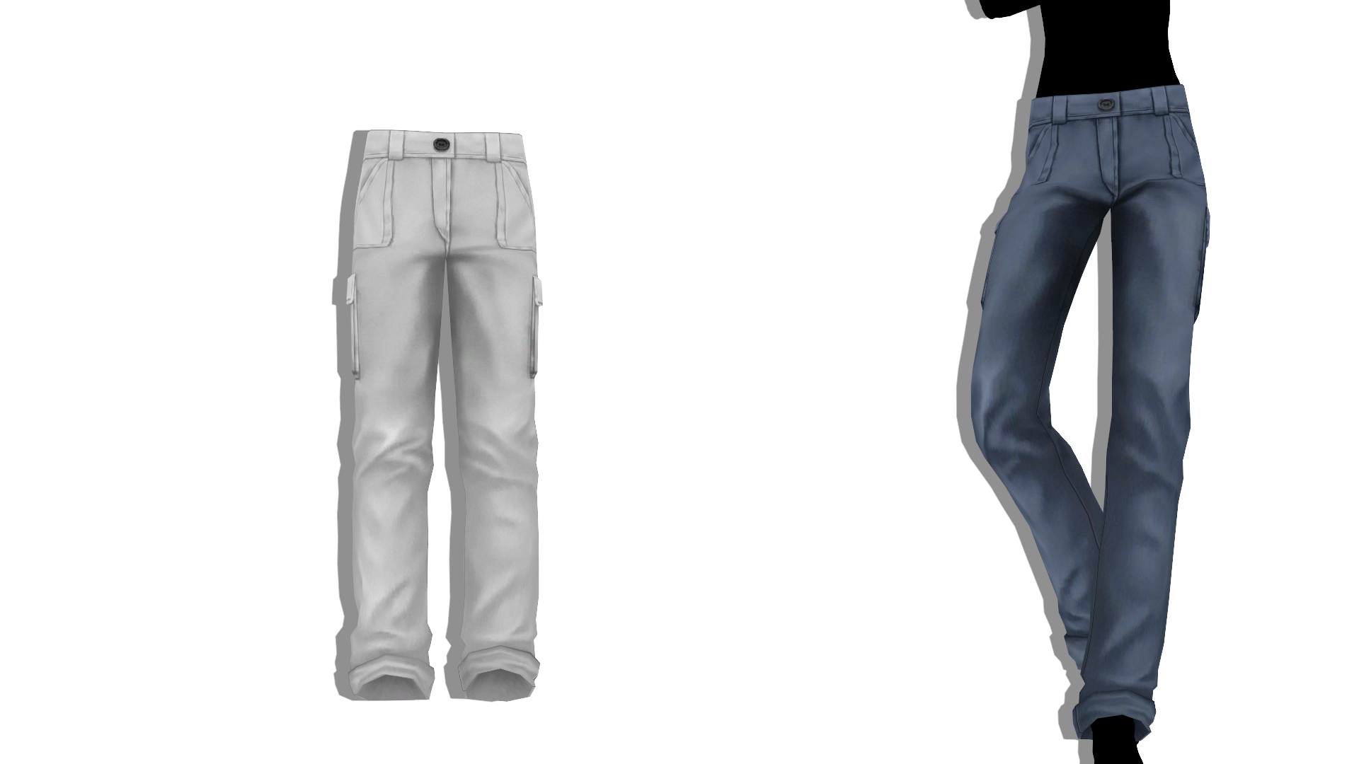 MMD - Sims 4 AxA - Cameron Pants - Baggy by fake-n-true on DeviantArt