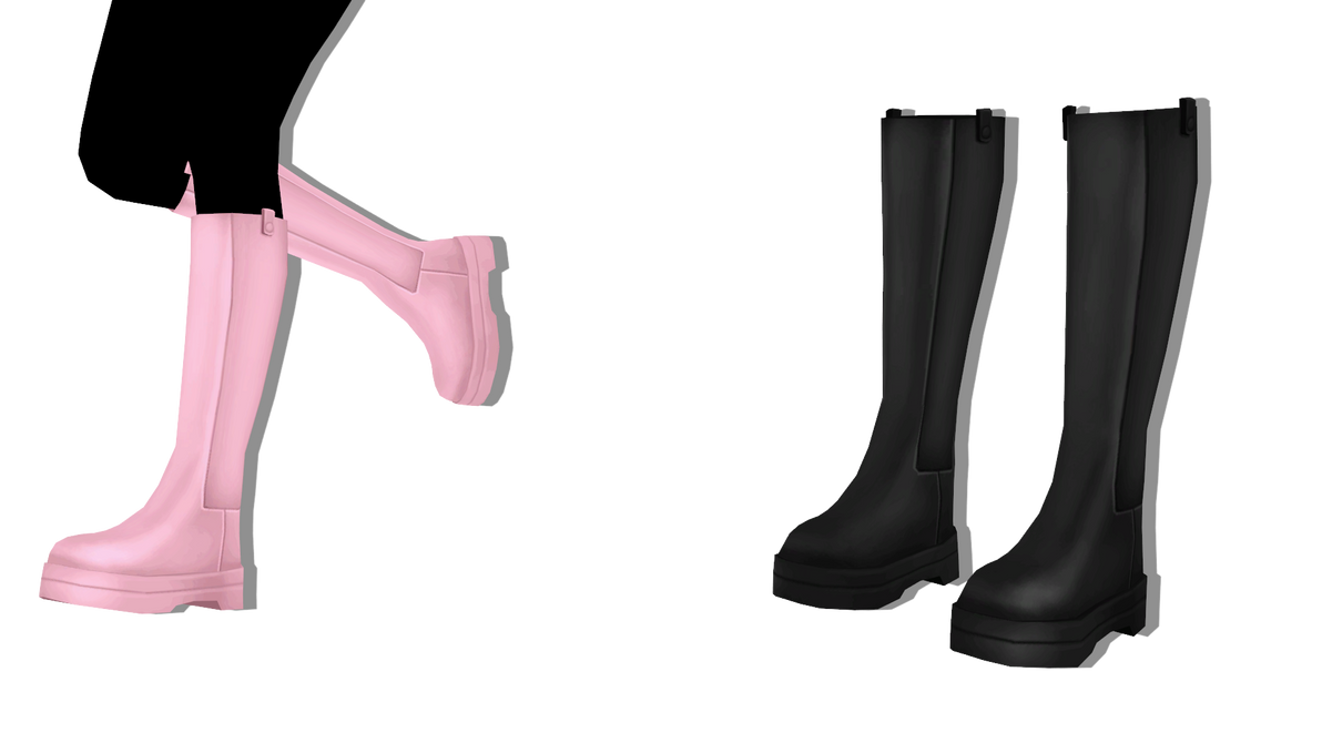 MMD - Sims 4 Gladys Boots by fake-n-true on DeviantArt