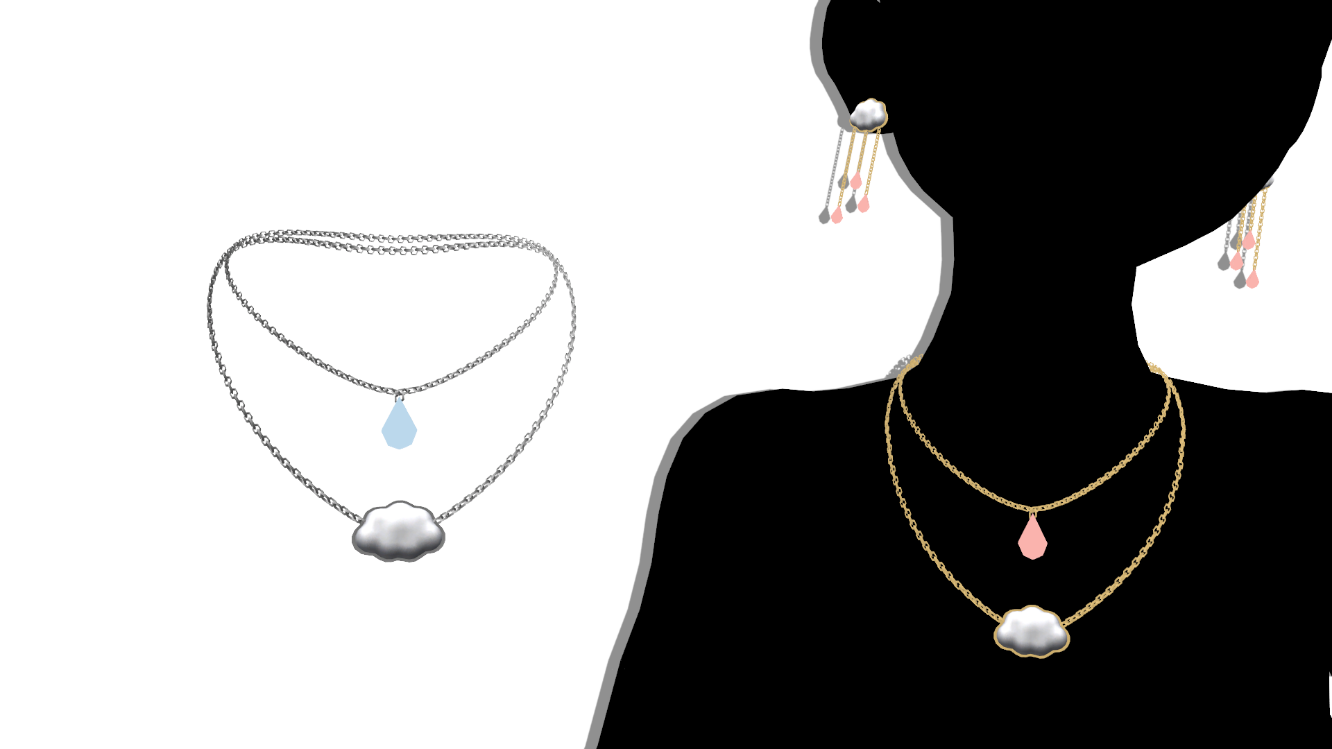 MMD - Sims 4 Raindrop Necklace by fake-n-true on DeviantArt