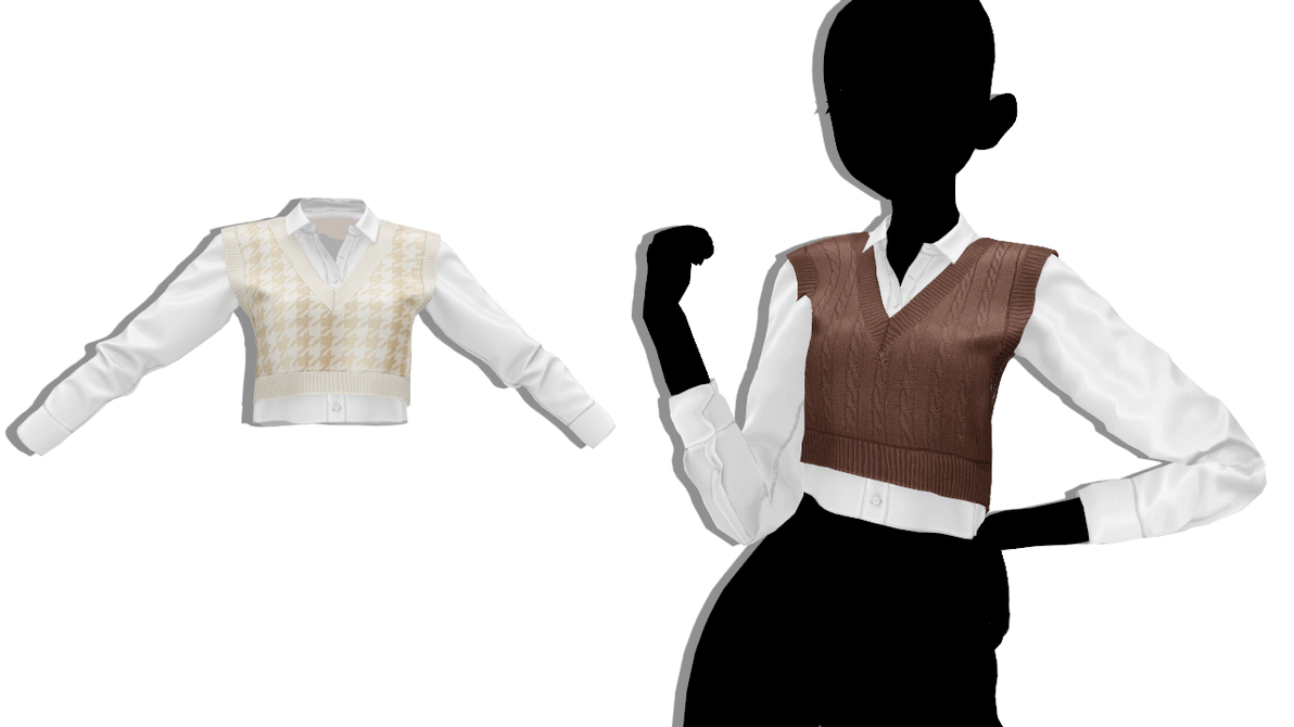 MMD - Sims 4 Sweater with Shirt by fake-n-true on DeviantArt