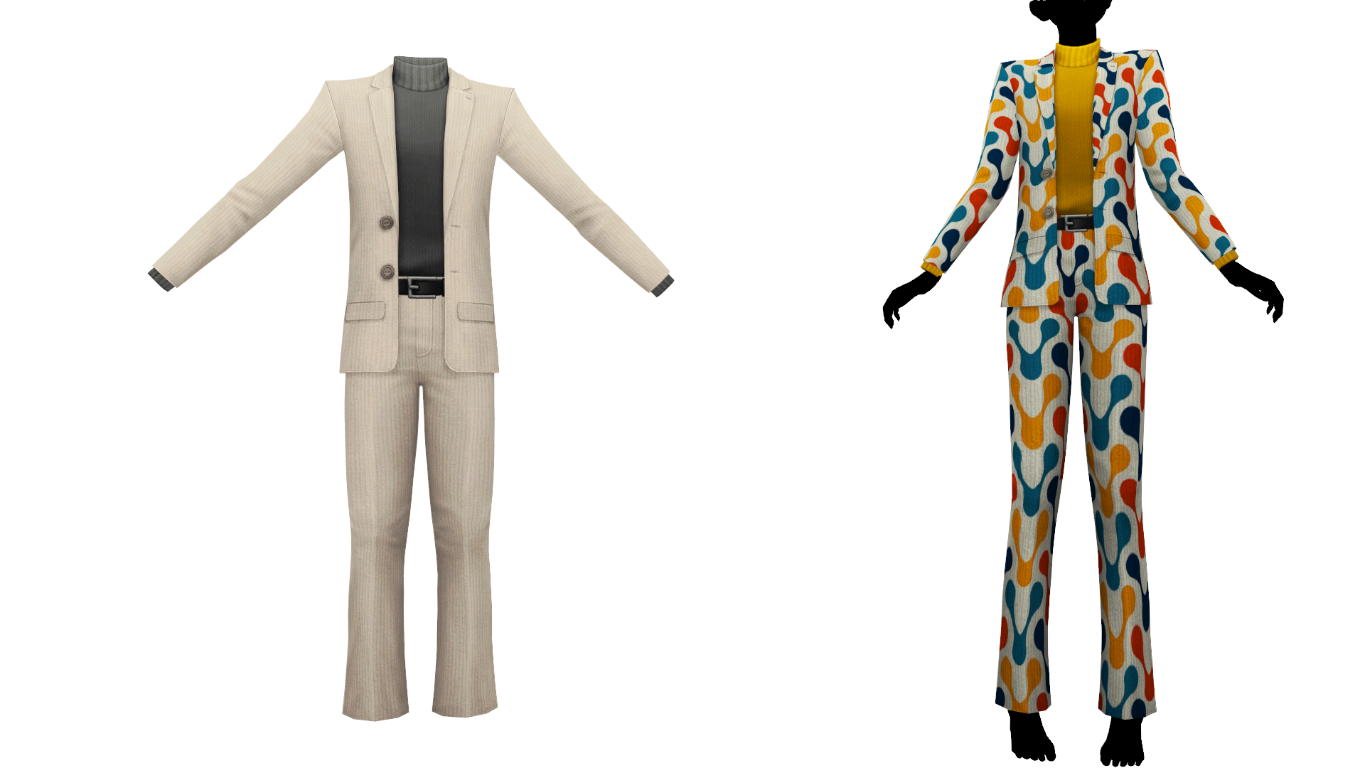 MMD - Sims 4 Vibes Suit by fake-n-true on DeviantArt