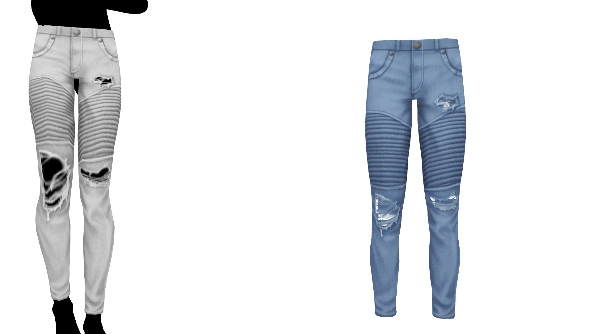 MMD - Sims 4 AUSTIN jeans by fake-n-true on DeviantArt