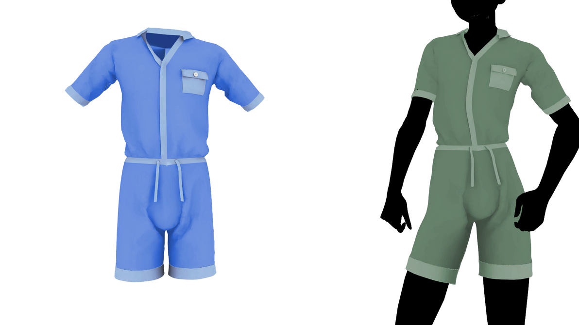 MMD - Sims 4 REX jumpsuit by fake-n-true on DeviantArt