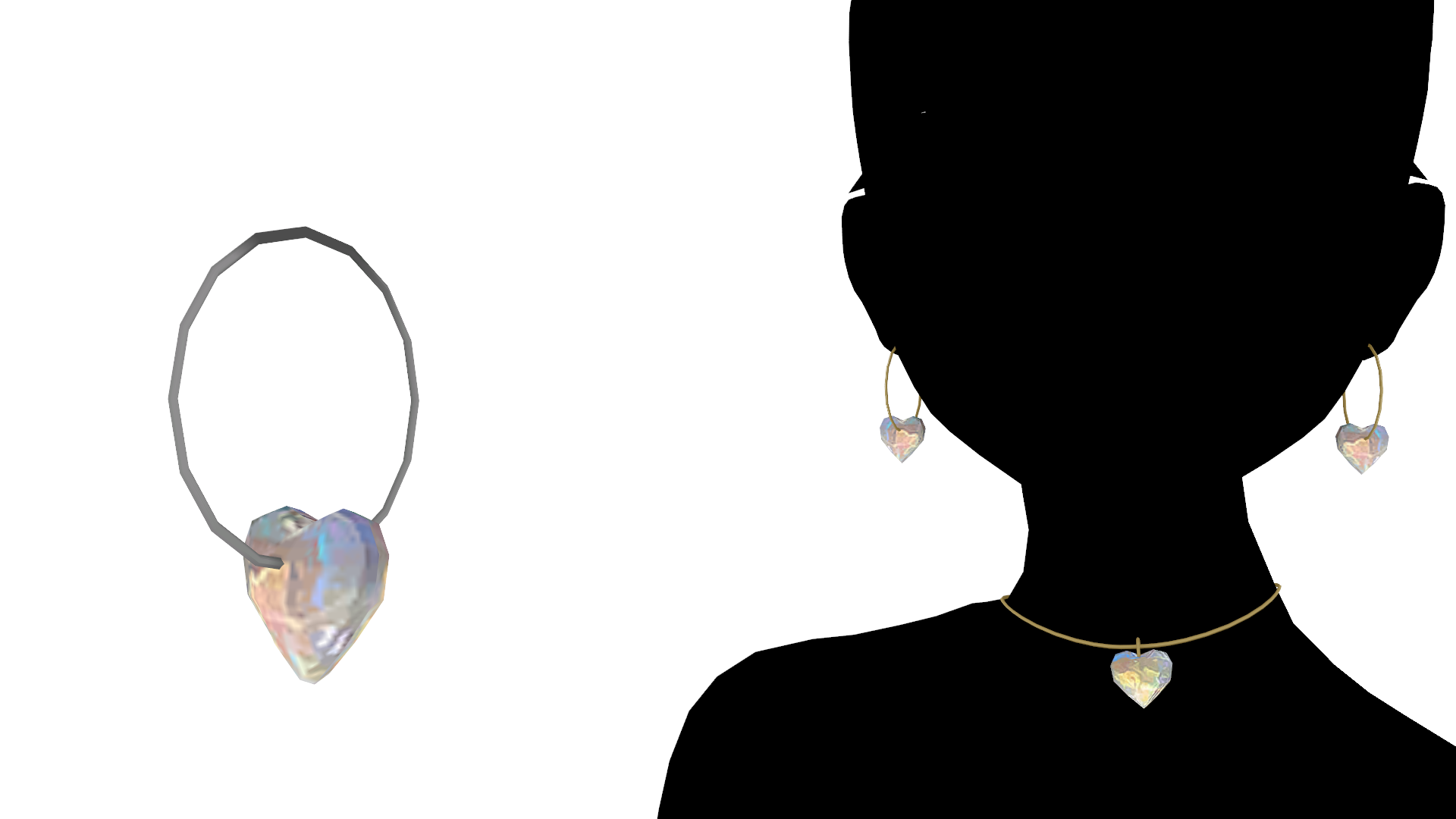 MMD - Sims 4 Heart Earrings by fake-n-true on DeviantArt