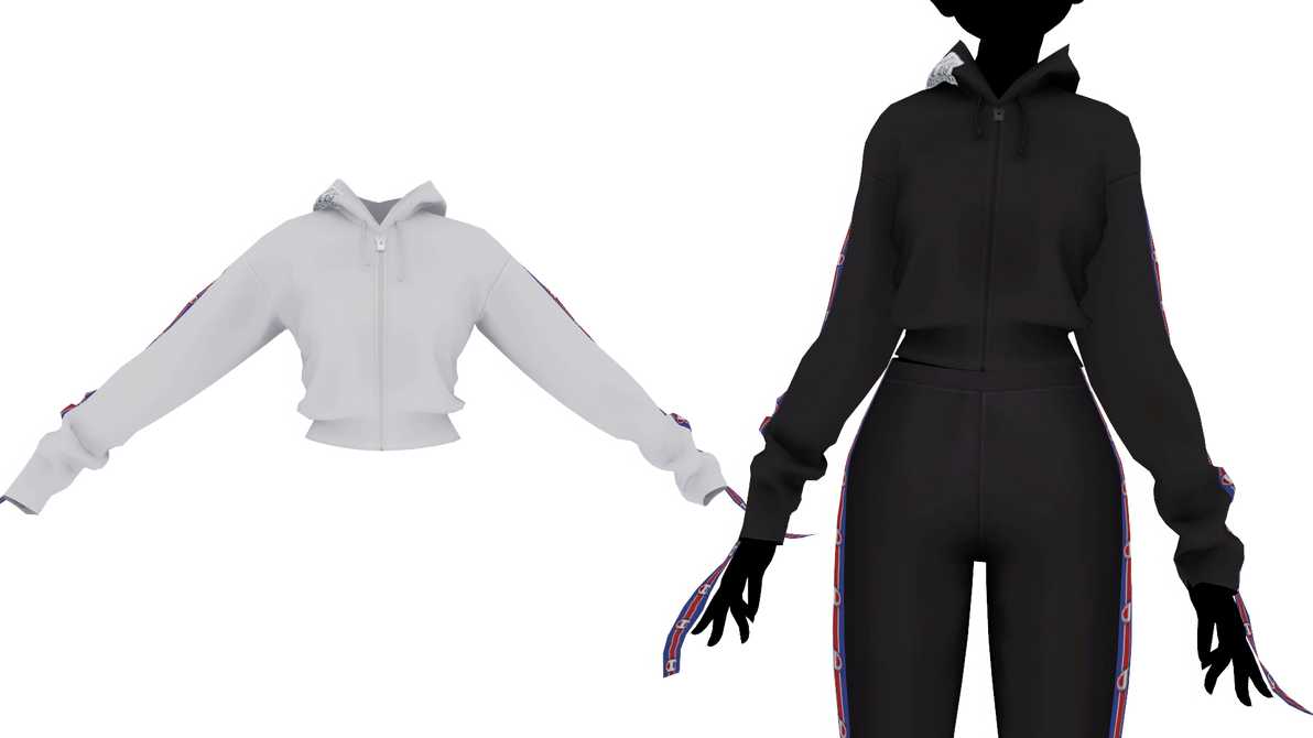 MMD - Sims 4 Charlee Hoodie by fake-n-true on DeviantArt
