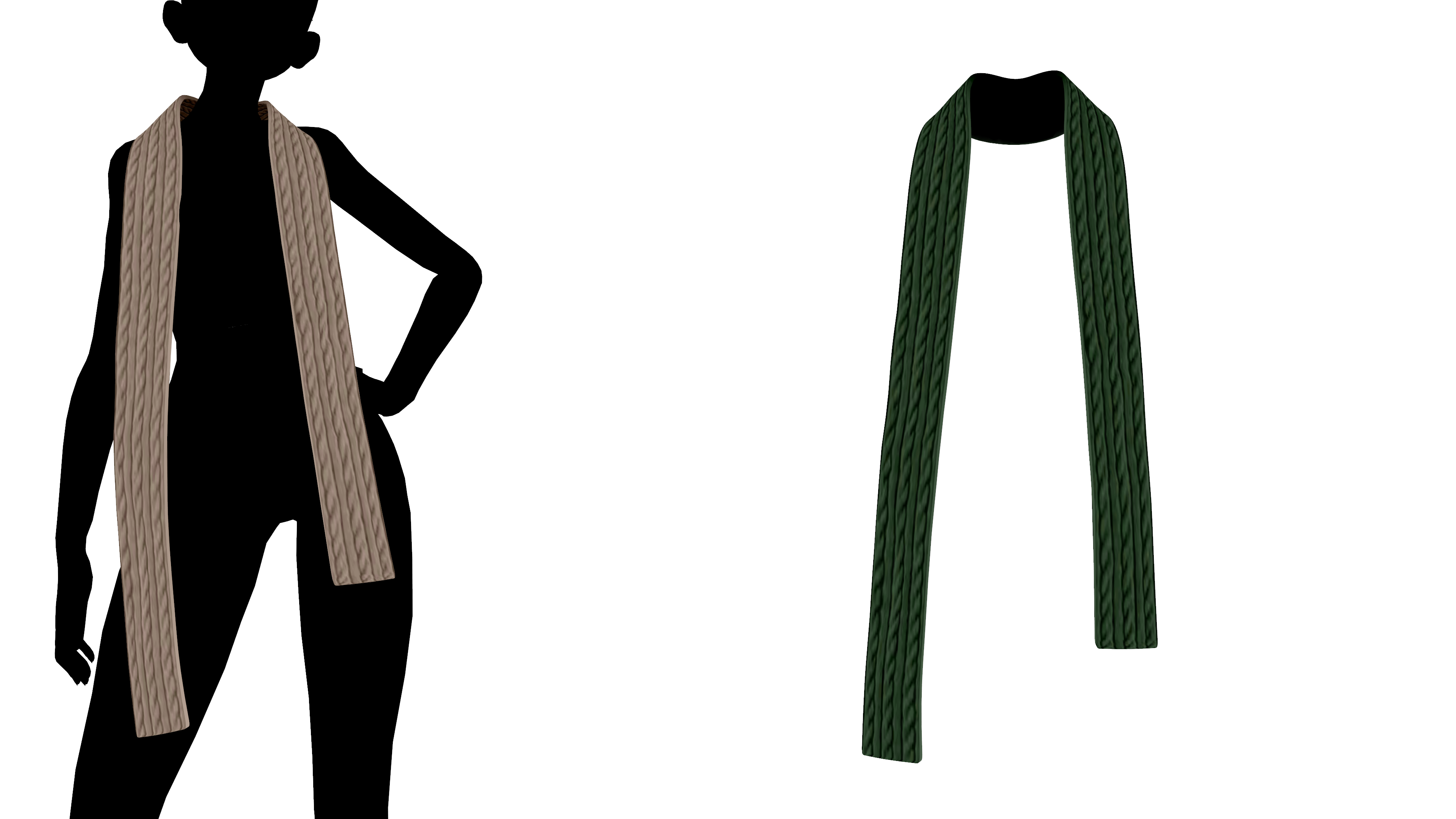 MMD - Sims 4 rae scarf V2 by fake-n-true on DeviantArt