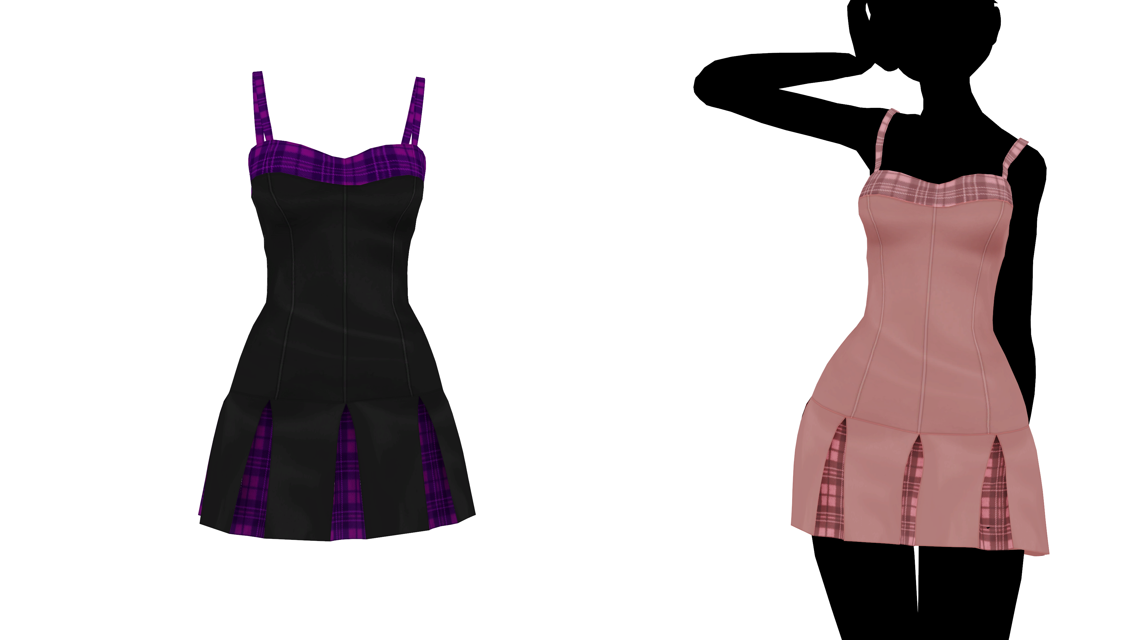 MMD - Sims 4 Like A Villain Dress by fake-n-true on DeviantArt