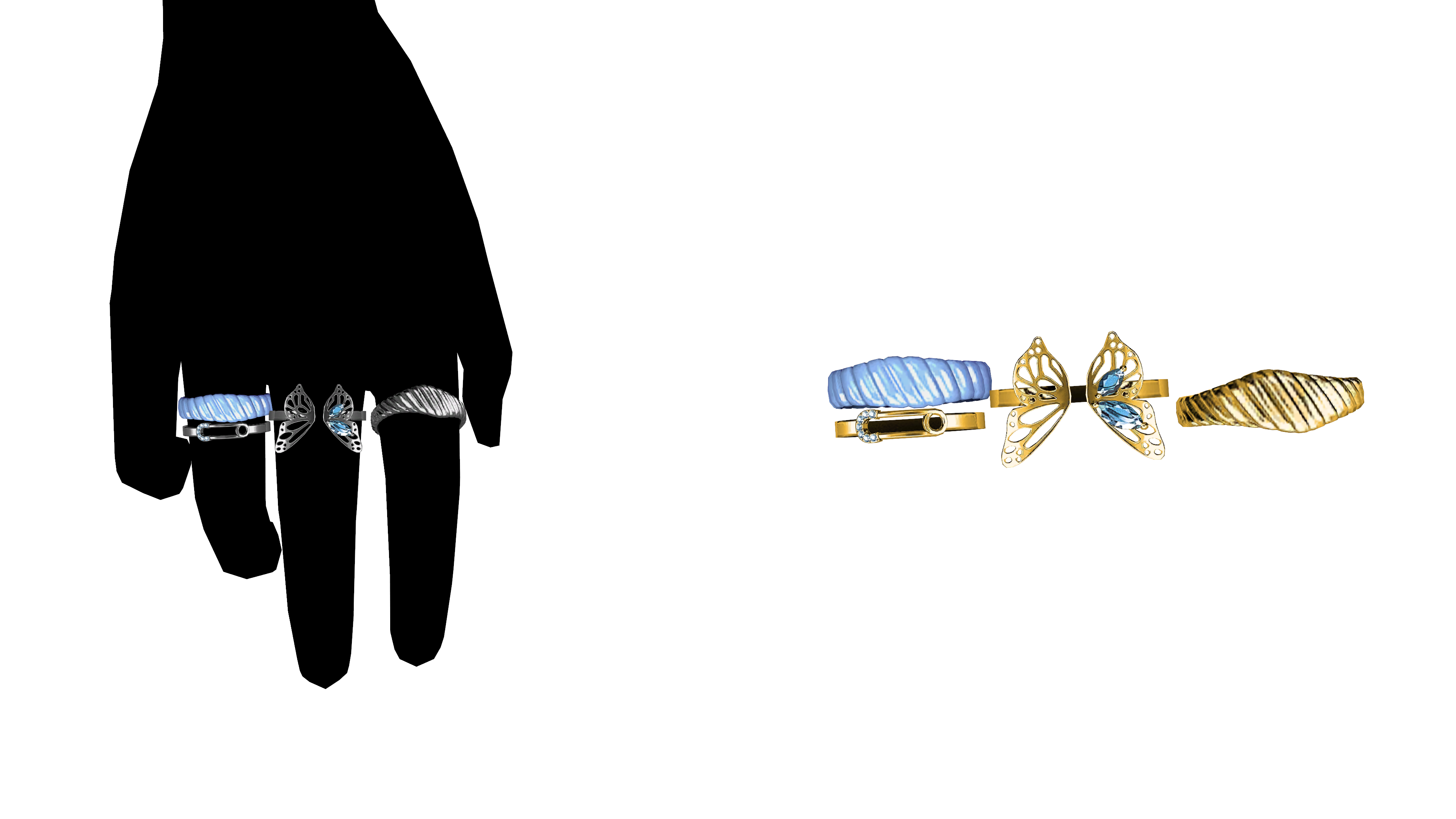 MMD - Sims 4 Azure Rings by fake-n-true on DeviantArt