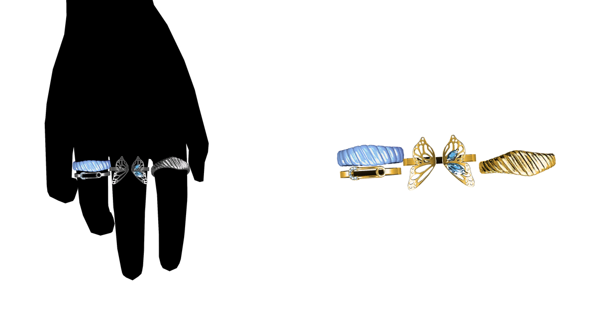 MMD - Sims 4 Azure Rings by fake-n-true on DeviantArt