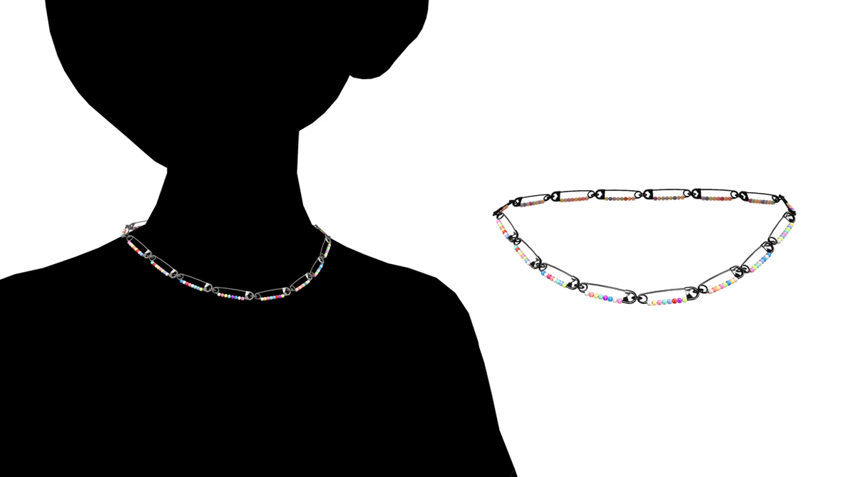 MMD - Sims 4 Lizzie Necklace by fake-n-true on DeviantArt
