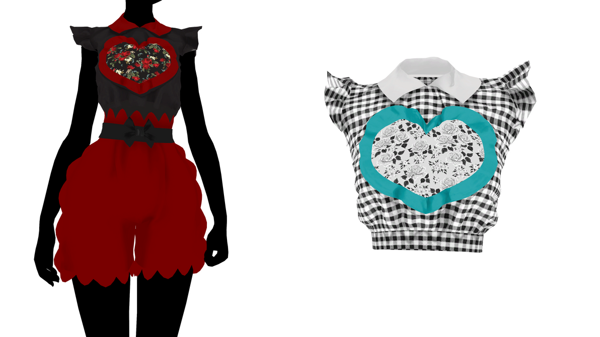 MMD - Sims 4 Akane Top by fake-n-true on DeviantArt