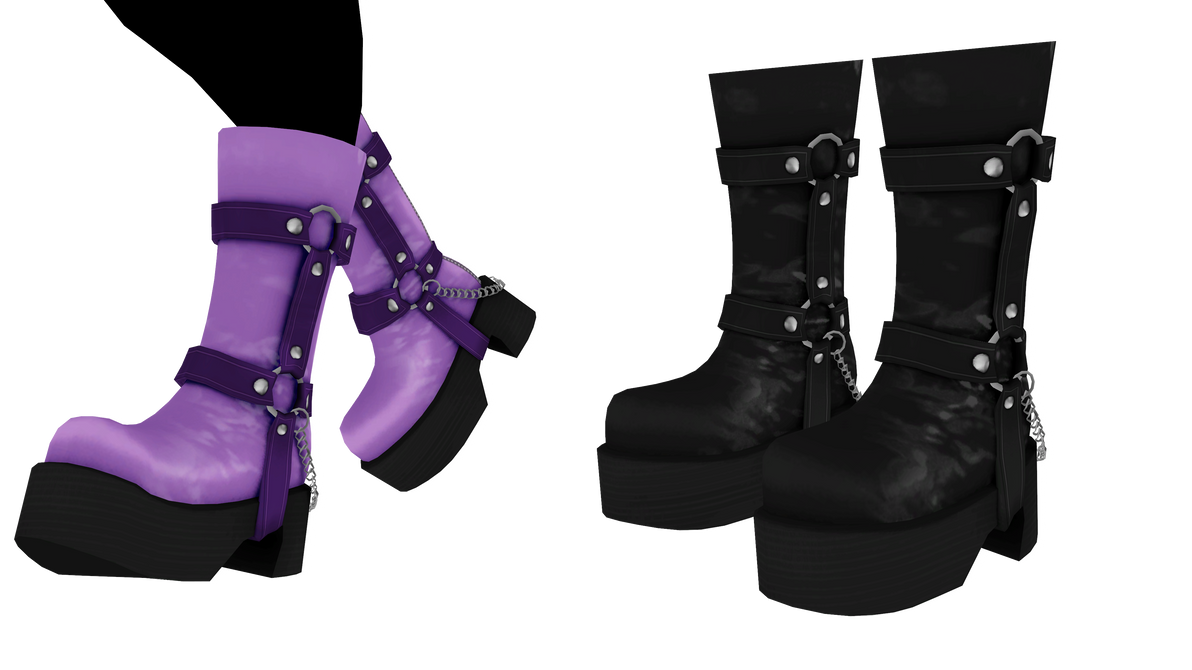 MMD - Sims 4 Anarchy Shoes by fake-n-true on DeviantArt