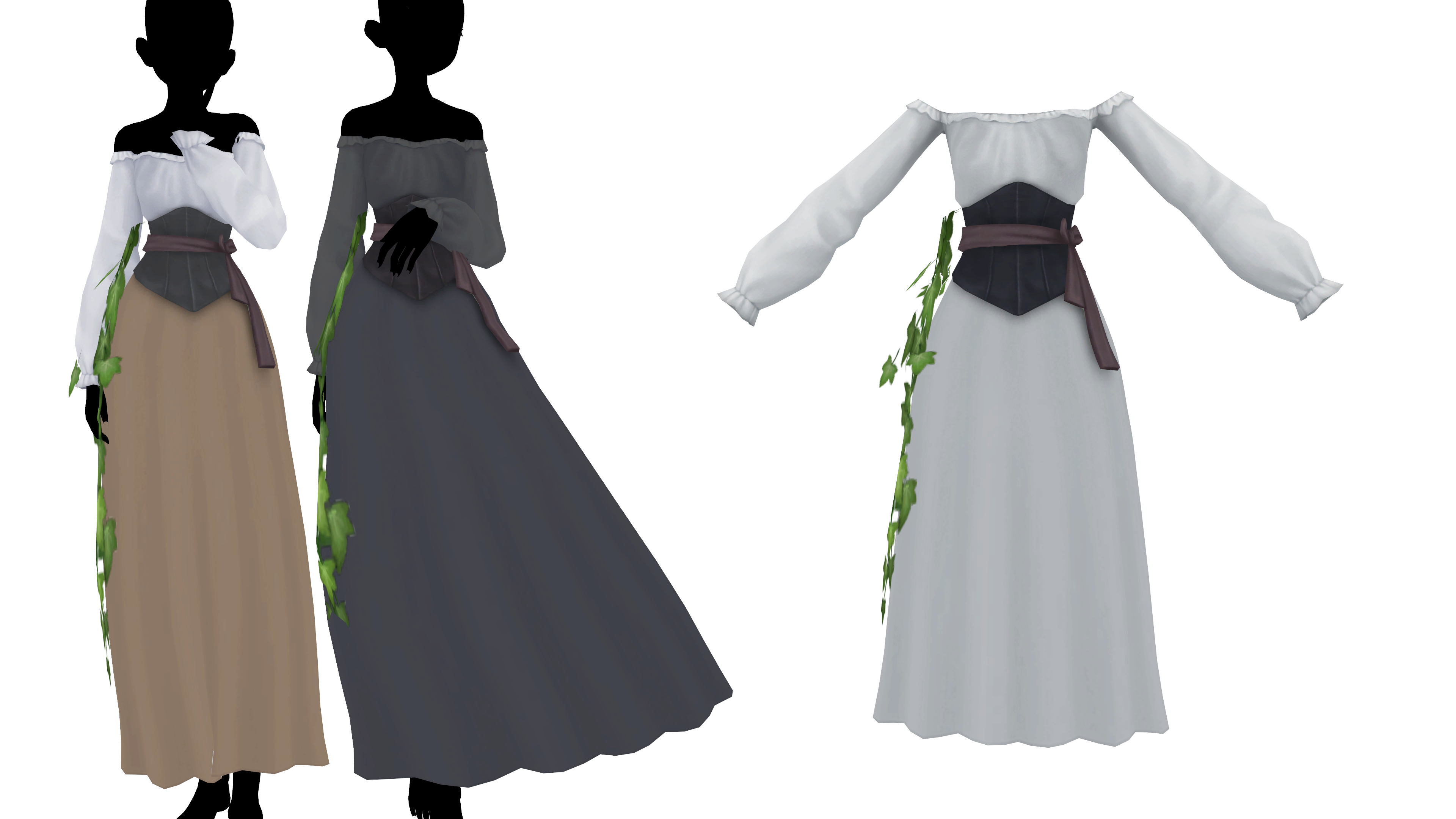 MMD - Sims 4 Adeline Dress by fake-n-true on DeviantArt