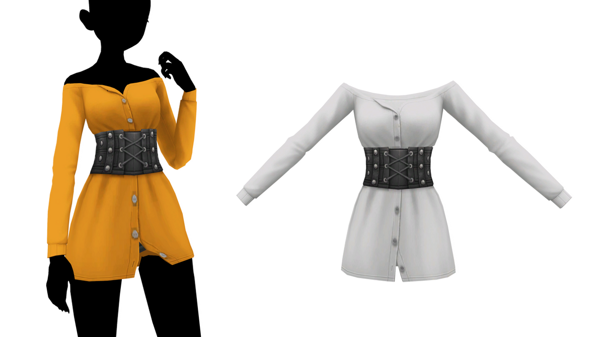 MMD - Sims 4 Daredevil Dress by fake-n-true on DeviantArt