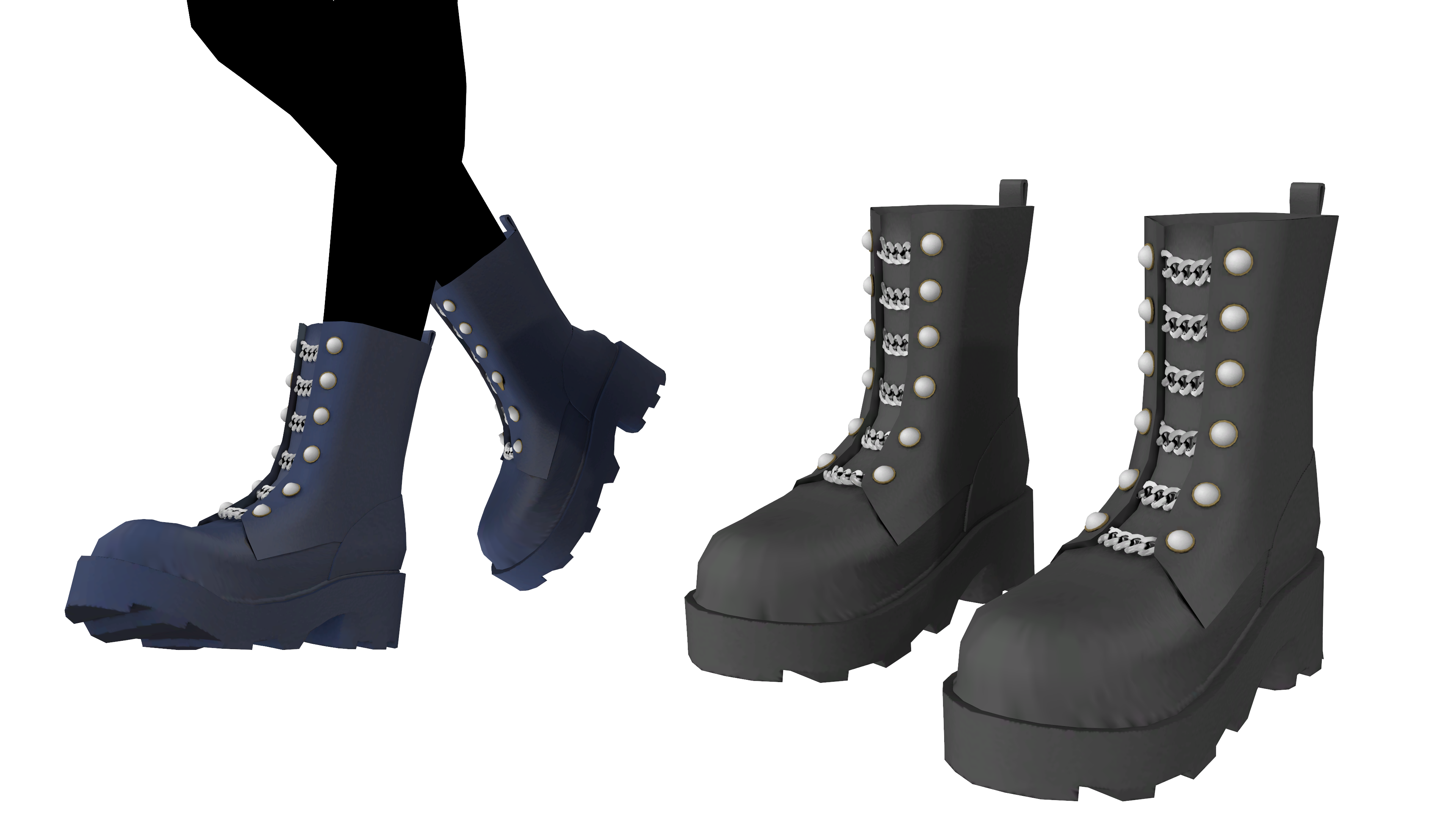 MMD - Sims 4 pearl chain boots by fake-n-true on DeviantArt