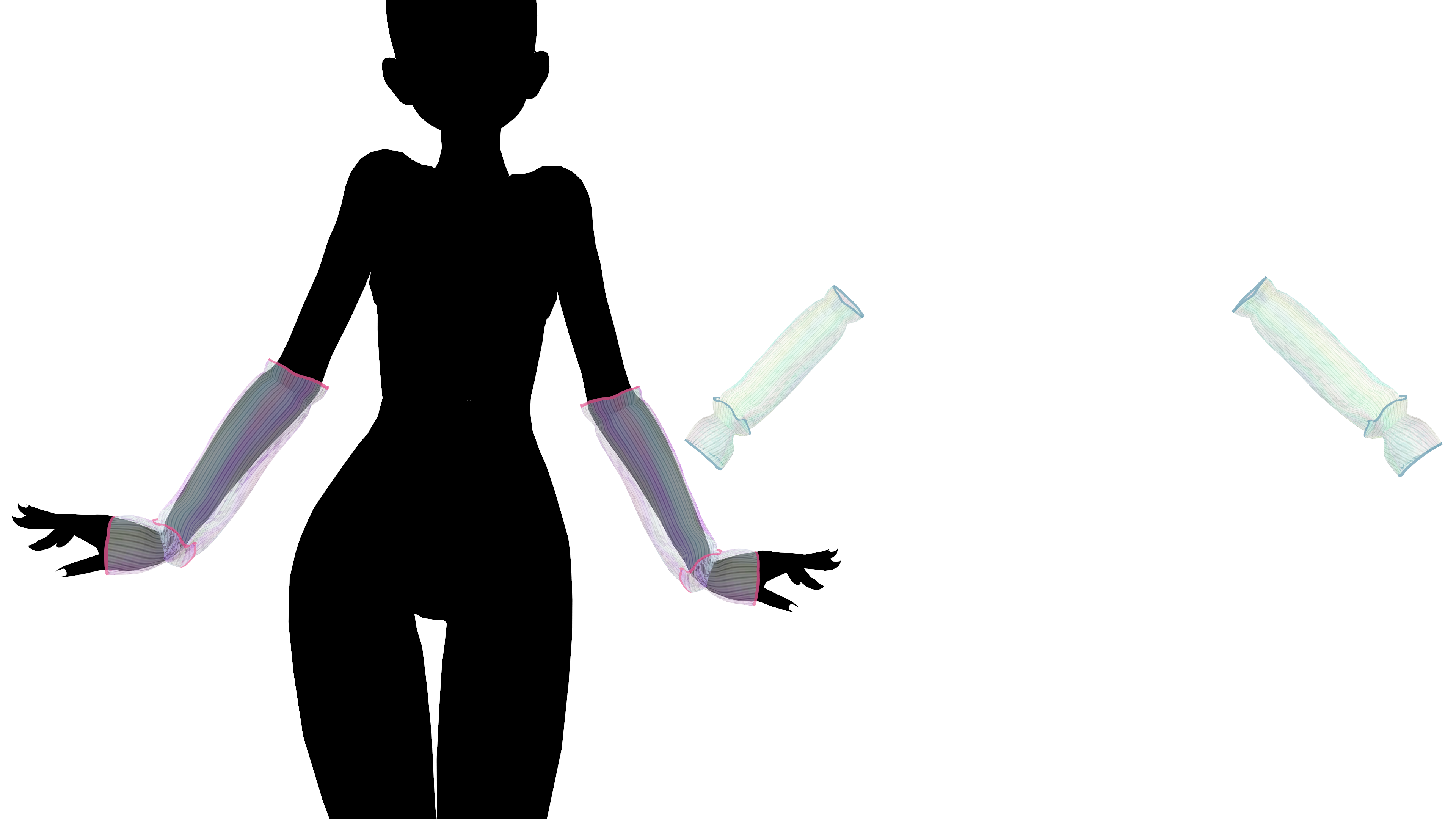 MMD - Sims 4 ruched arm sleeves by fake-n-true on DeviantArt