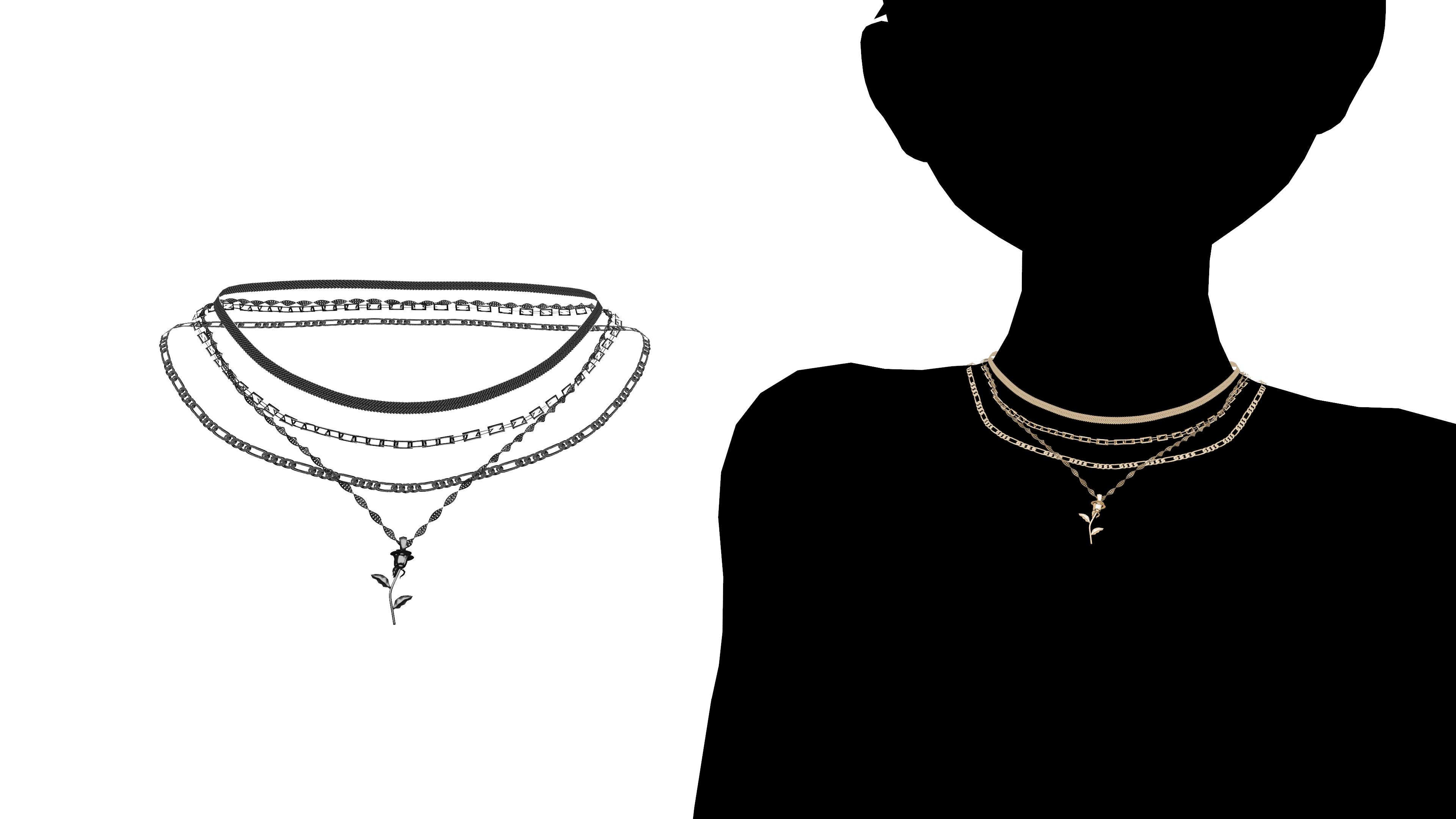 MMD - Sims 4 Rosetta Necklace by fake-n-true on DeviantArt