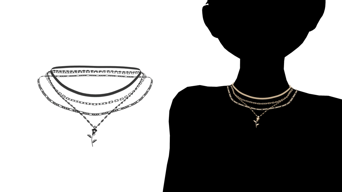 MMD - Sims 4 Rosetta Necklace by fake-n-true on DeviantArt