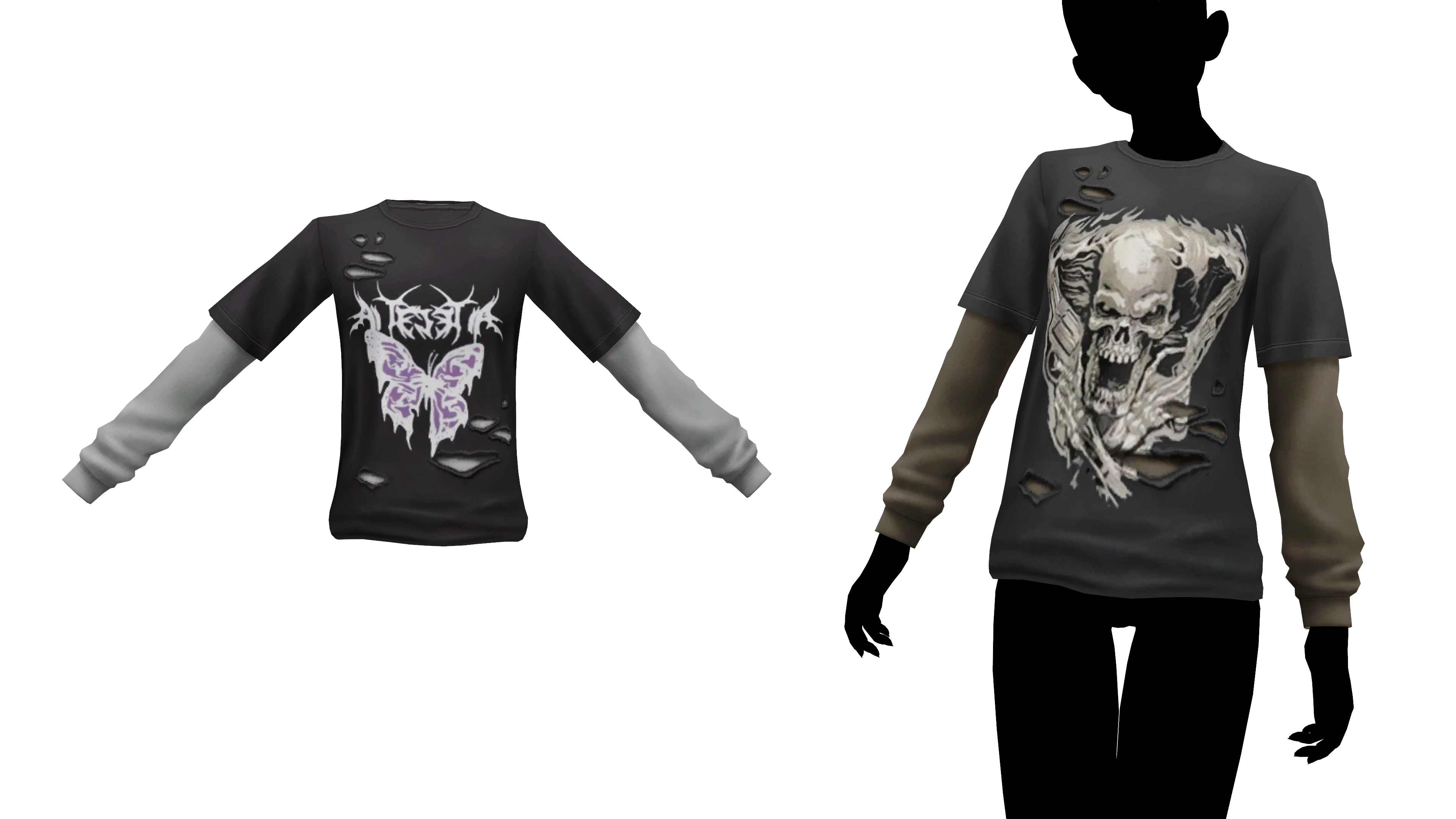 MMD - Sims 4 Danny Top V2 by fake-n-true on DeviantArt