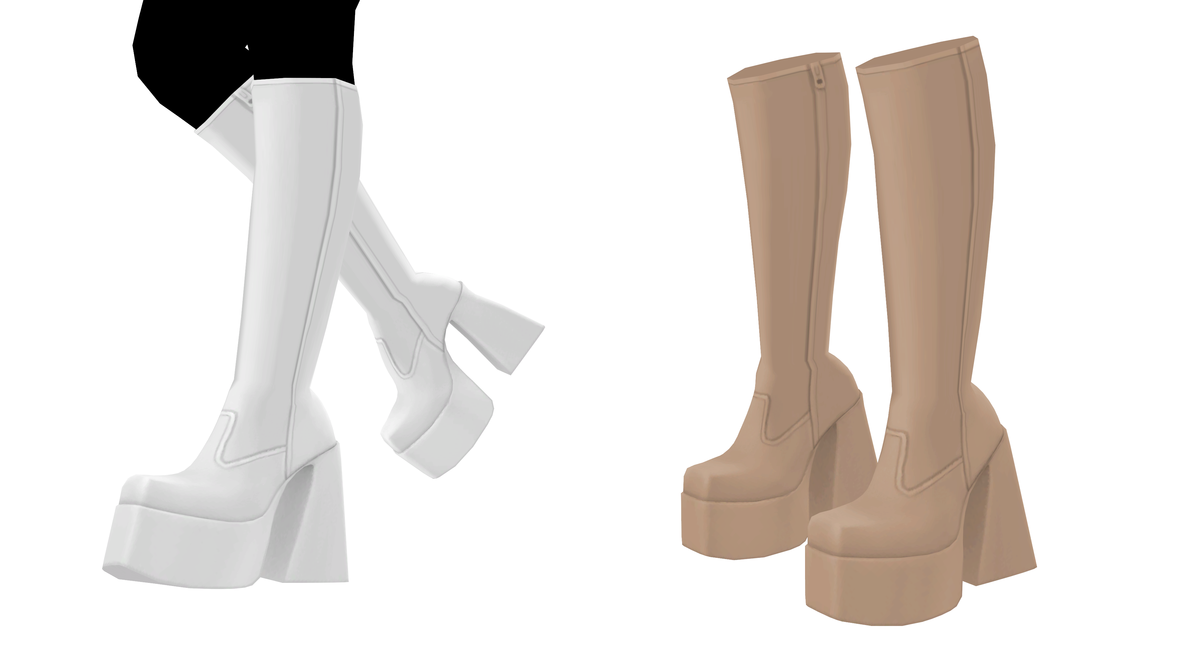 MMD - Sims 4 Harlow Boots (Skin Tight) by fake-n-true on DeviantArt