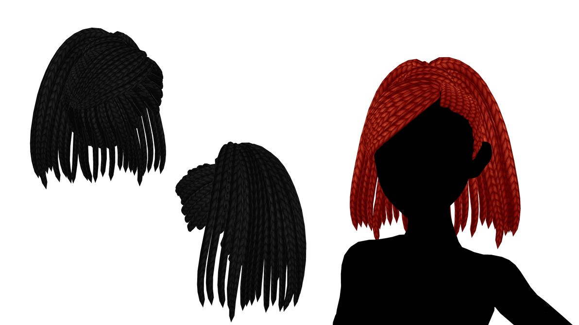 MMD - Sims 4 Brela Braids by fake-n-true on DeviantArt