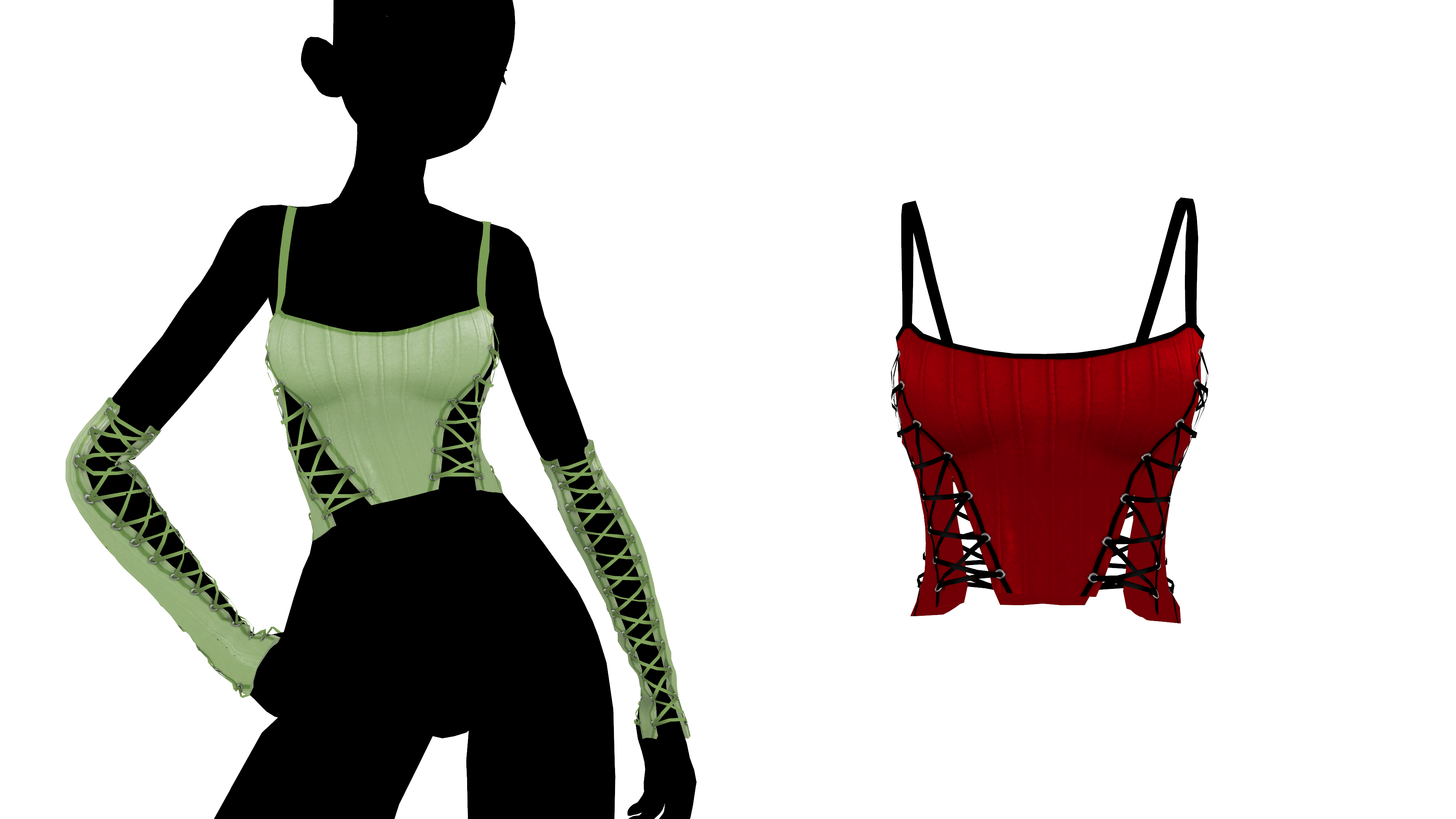 MMD - Sims 4 Nihilist Top by fake-n-true on DeviantArt