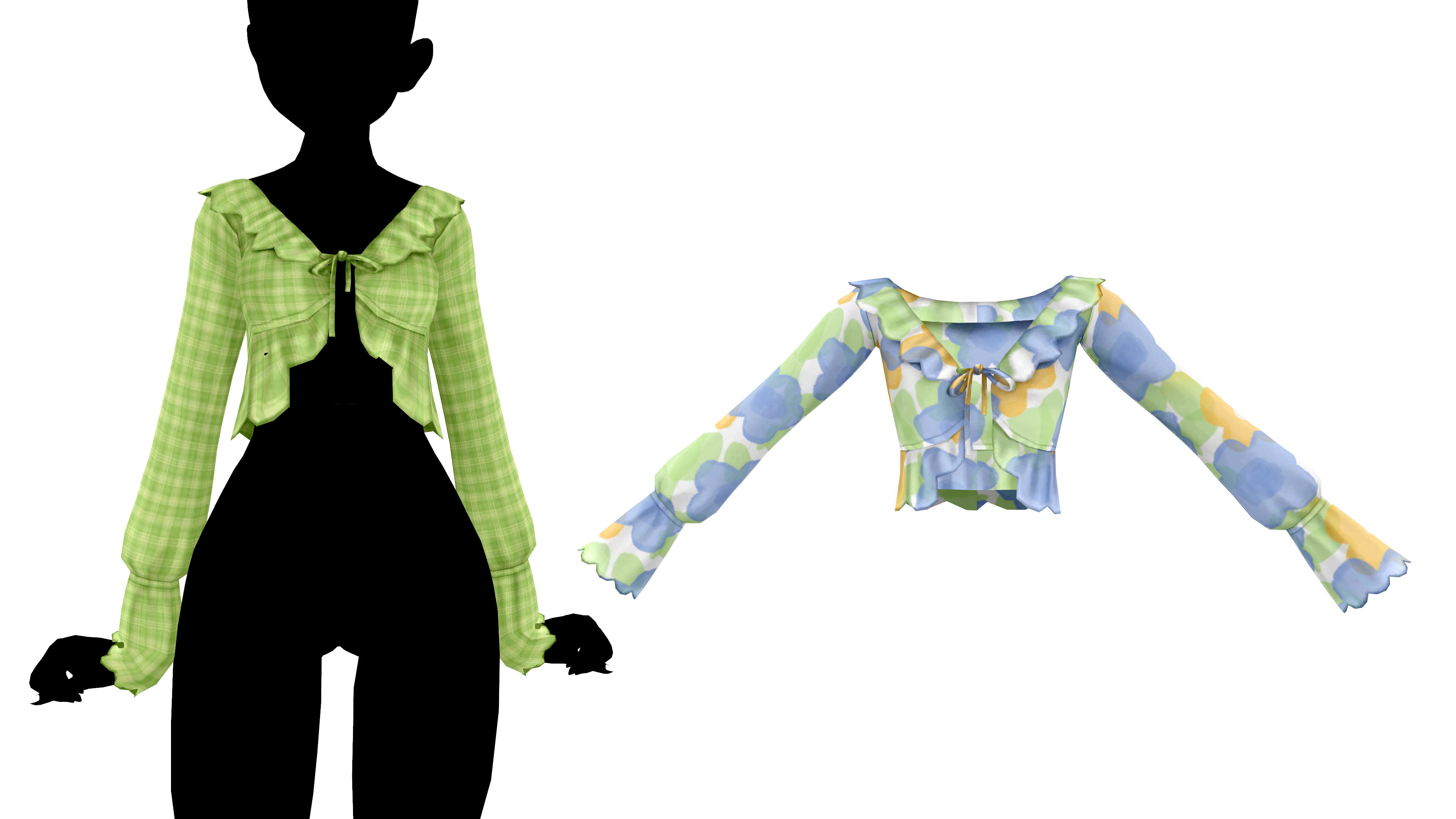 MMD - Sims 4 Arabella Top - Patterns by fake-n-true on DeviantArt