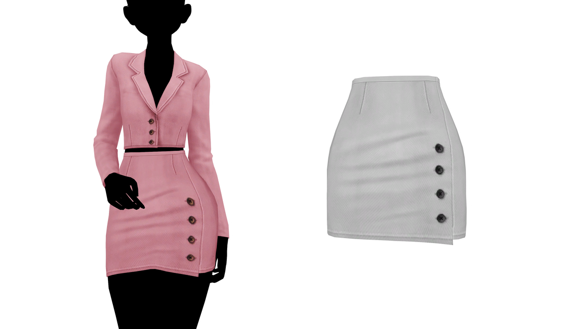 MMD - Sims 4 Jackie Skirt V1 by fake-n-true on DeviantArt