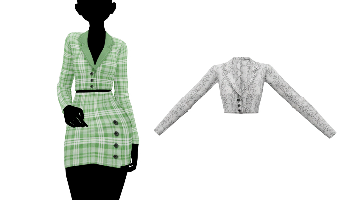 MMD - Sims 4 Jackie Top V2 by fake-n-true on DeviantArt