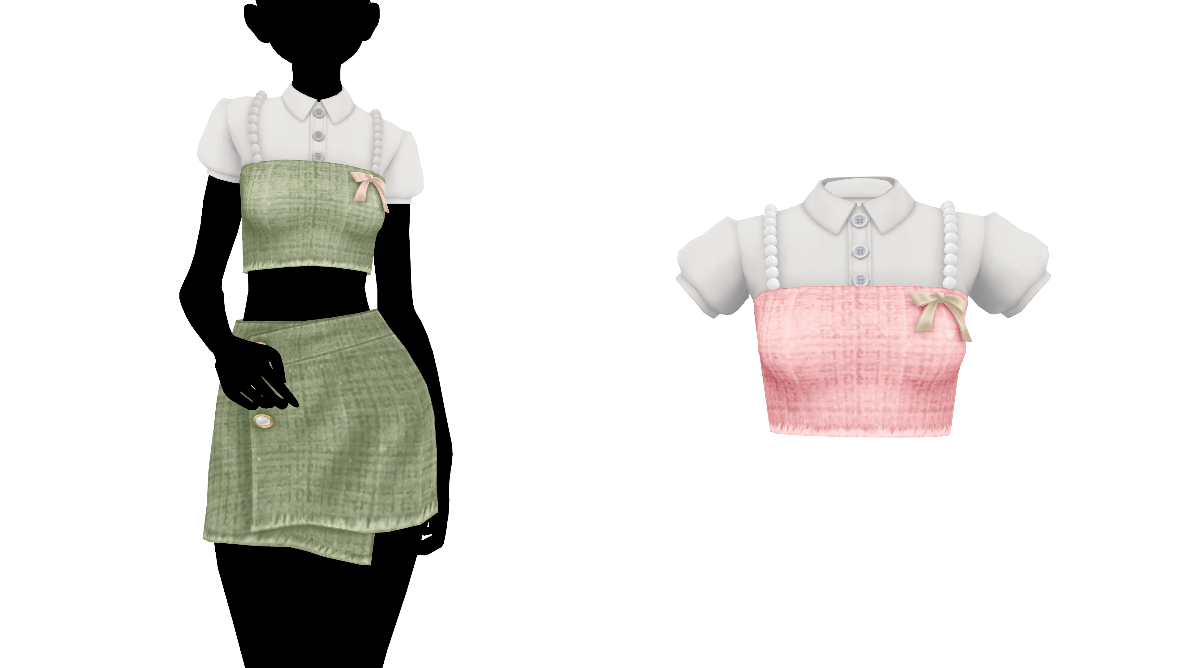MMD - Sims 4 Magic Hour Top by fake-n-true on DeviantArt