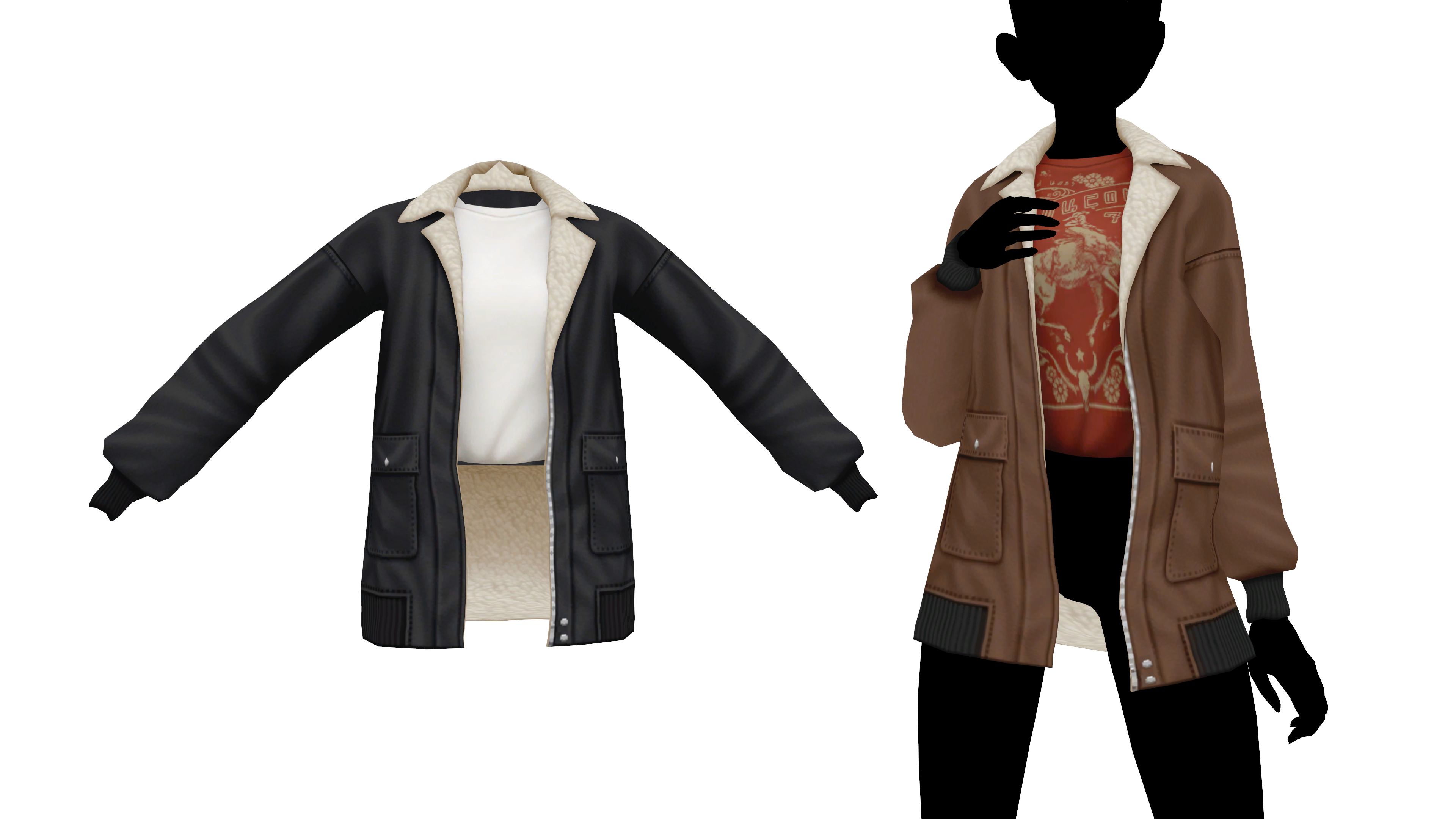 MMD - Sims 4 Shellar Jacket by fake-n-true on DeviantArt
