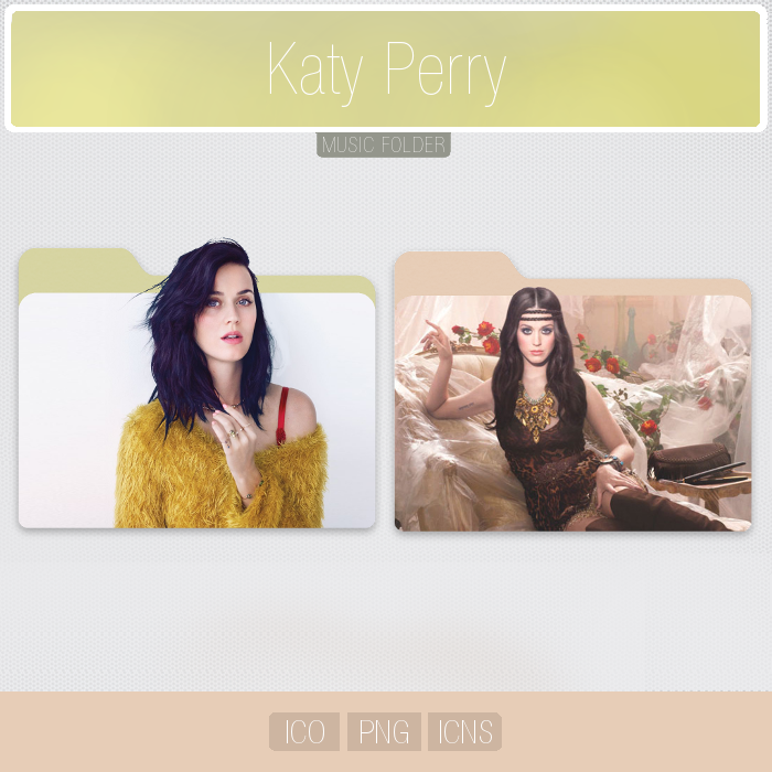 Katy Perry (Folder Icon Pack) by YosemiteDesign on DeviantArt
