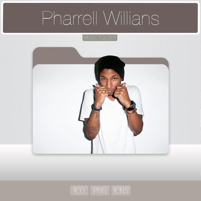 Pharrell Williams (Folder Icon) by YosemiteDesign on DeviantArt