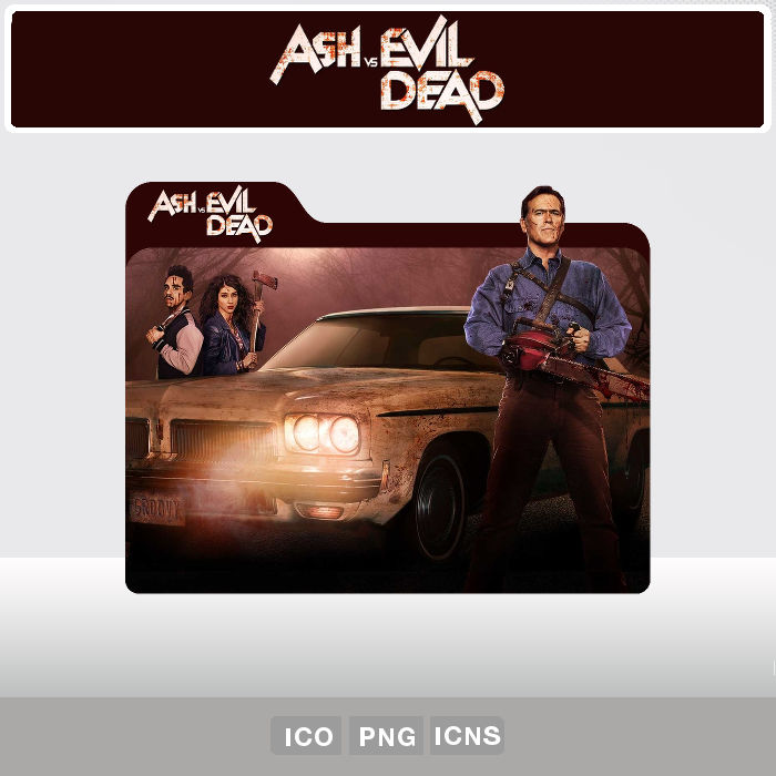 Ash vs Evil Dead S01 (Folder Icon) by YosemiteDesign on DeviantArt