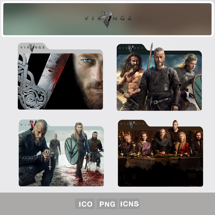 Vikings 1-4 (Folder Icon Pack) by YosemiteDesign on DeviantArt
