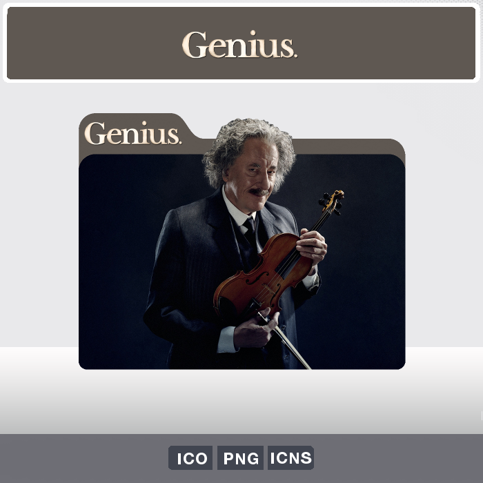 Genius (2017) S01 (Folder Icon) by YosemiteDesign on DeviantArt
