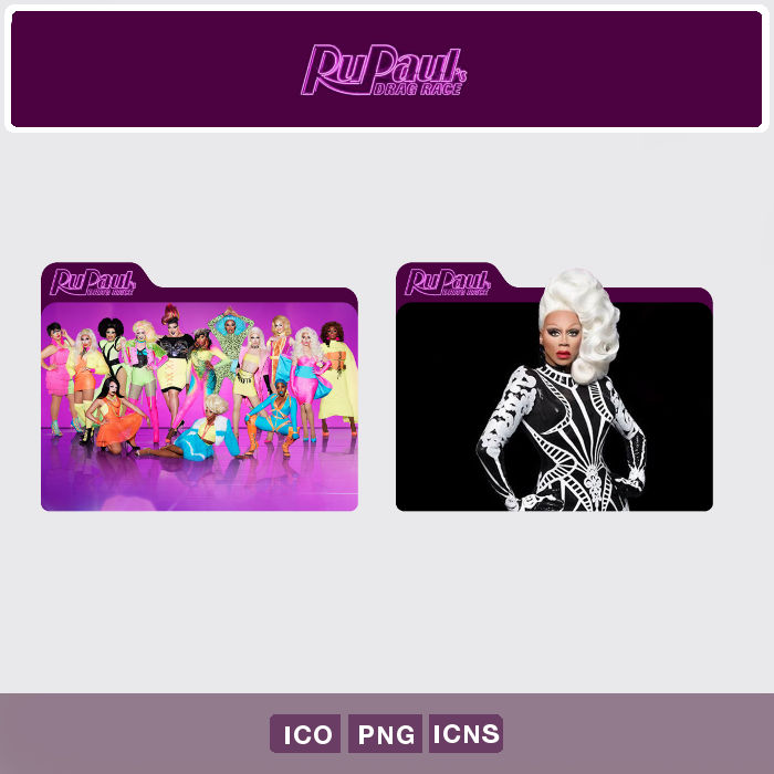 RuPaul's Drag Race S10 (Folder Icon) by YosemiteDesign on DeviantArt