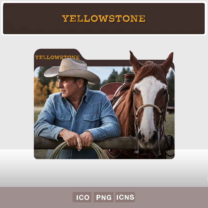 Yellowstone S01 (Folder Icon) by YosemiteDesign on DeviantArt