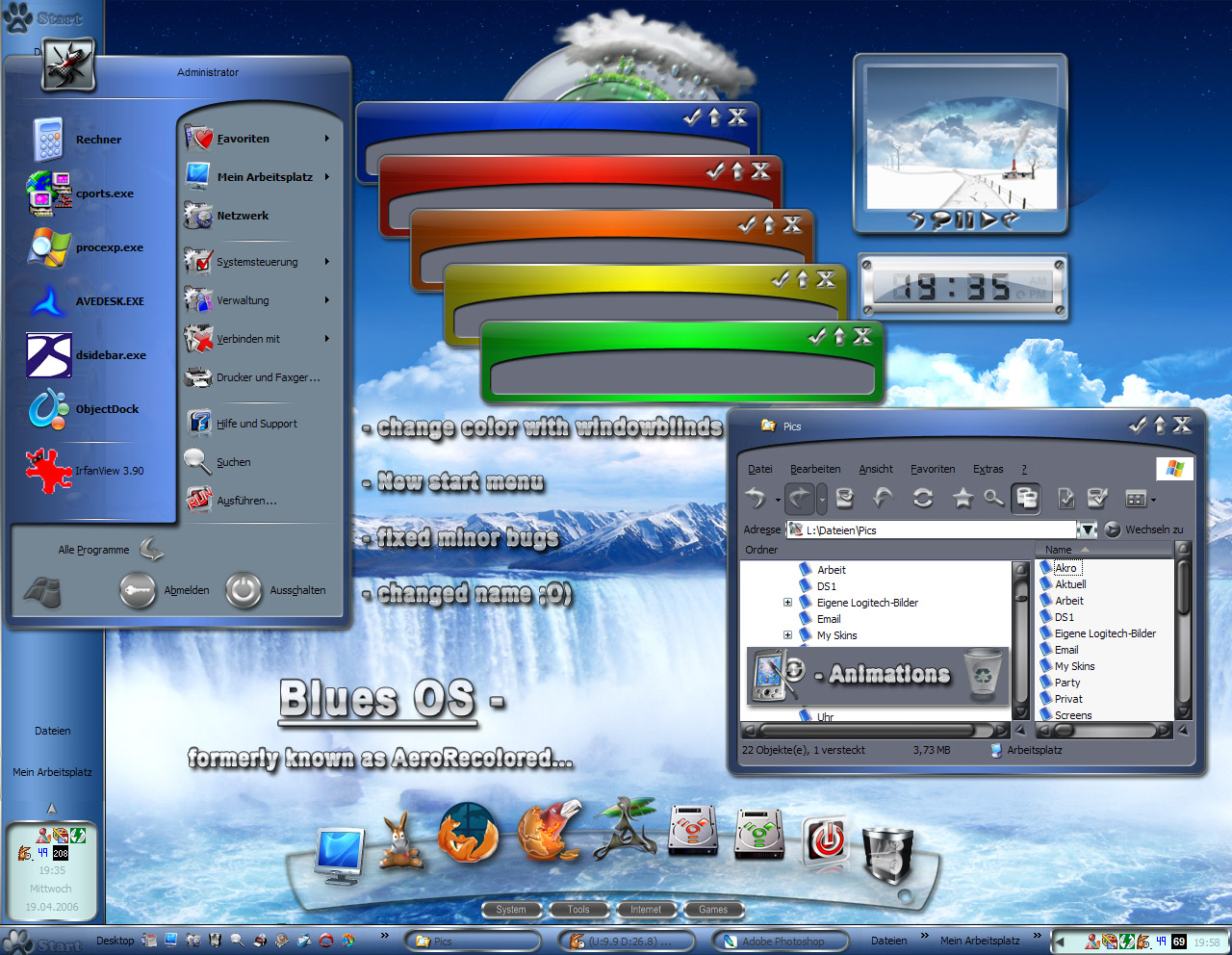 Blues OS by spider4webdesign on DeviantArt