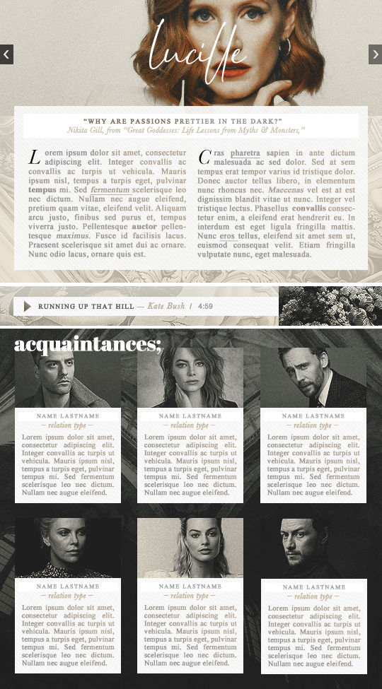 Lucille - character template by cavalierfou on DeviantArt