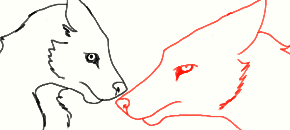 Evil Wolves Outlines by Emily183 on DeviantArt