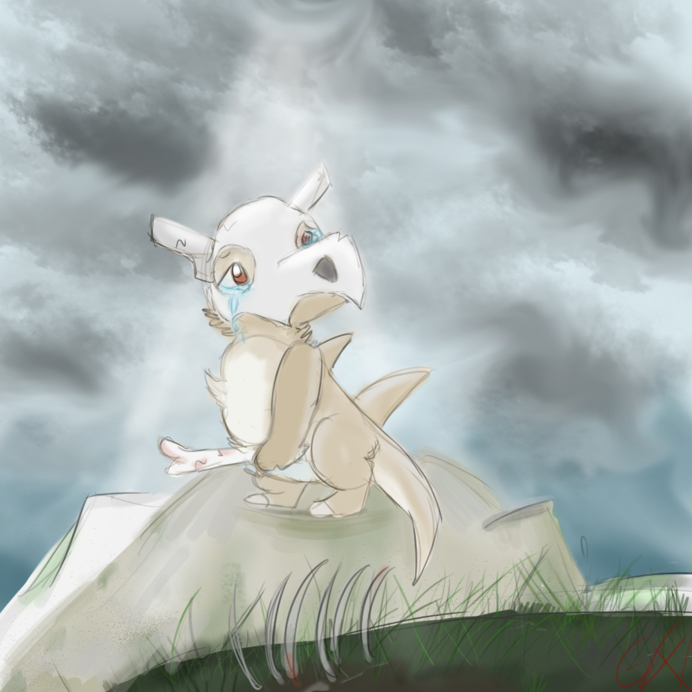 Cubone by GhostNinjaART on DeviantArt