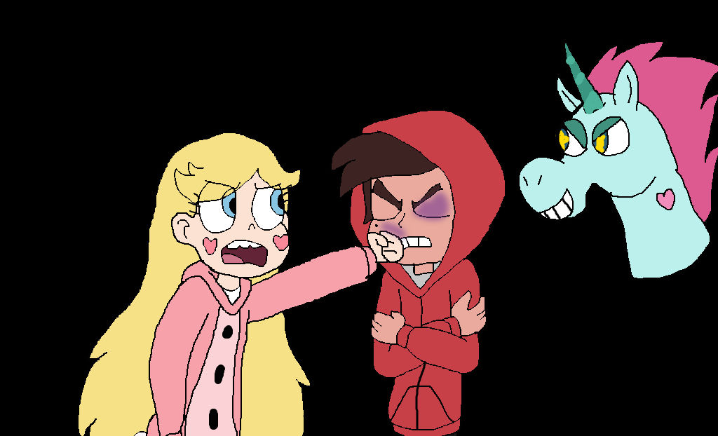Star beats up Marco by alvaxerox on DeviantArt