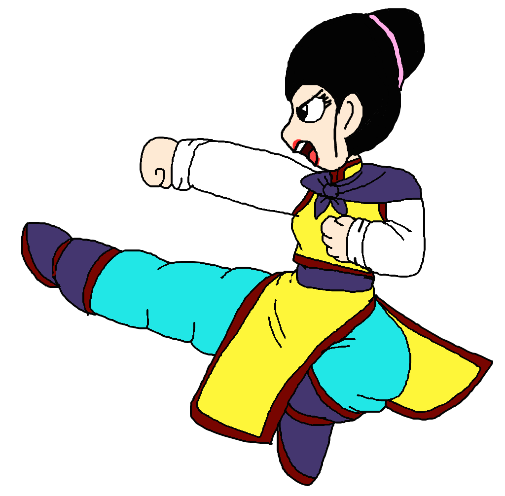 Chichi hi jump kick by alvaxerox on DeviantArt