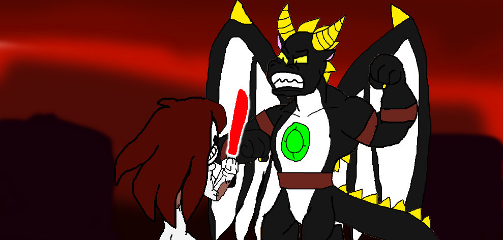 Kainora vs Orgra by alvaxerox on DeviantArt