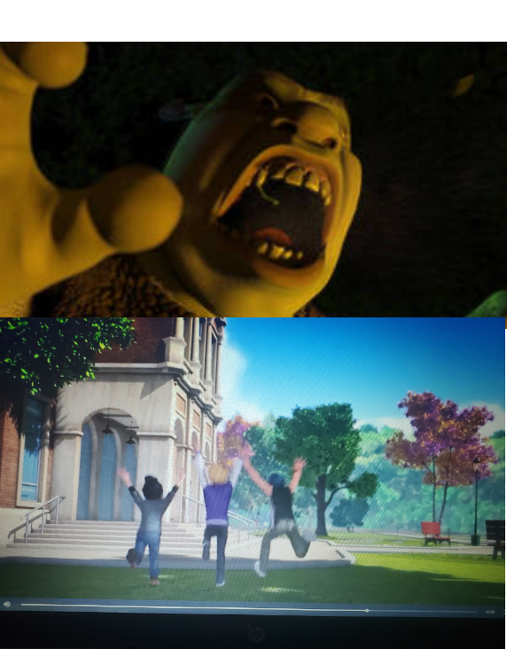 Shrek scared derek and his no good pals by batman714 on DeviantArt