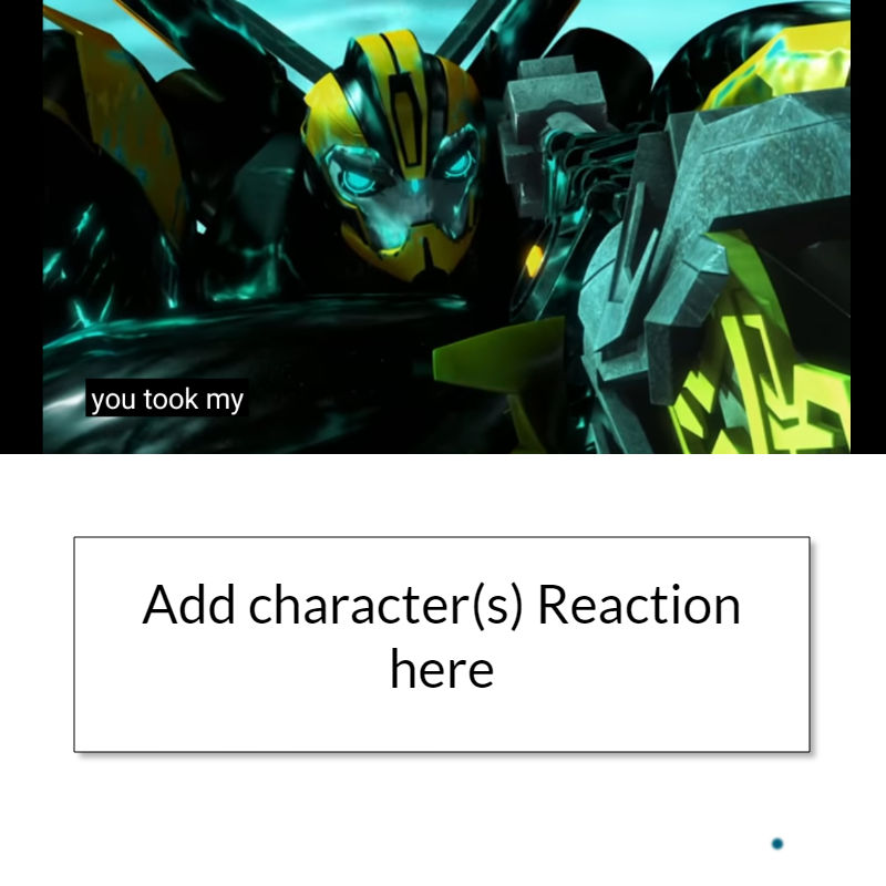 who reacts to bumblebee stab the villains by batman714 on DeviantArt