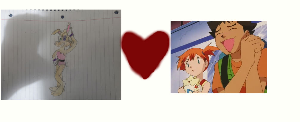 Brock is falling in love with bunnie rabbot by batman714 on DeviantArt
